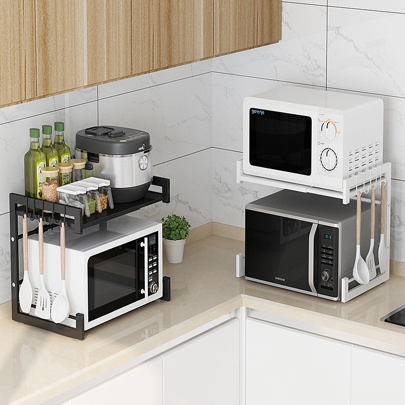 eLIVING Kitchen Rack Microwave Shelf Kitchen Organizer Oven Rack ...