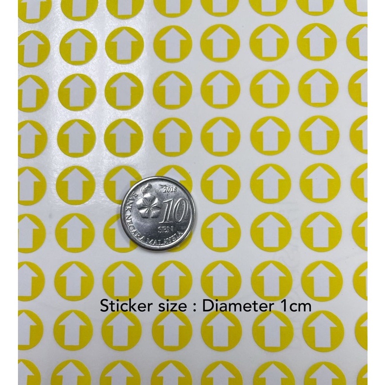 [144 pcs/sheet] Arrow sticker - Defect or Mistake Indicator / For ...