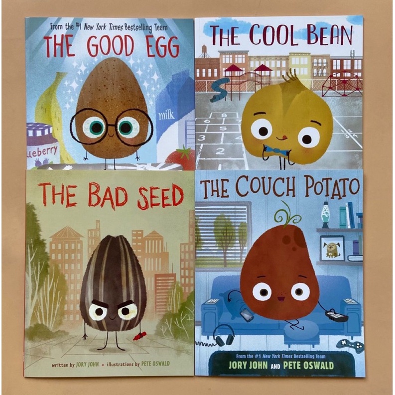 The Bad Seed/ Good Egg/ Cool Bean/ The Couch Potato by Jory John ...