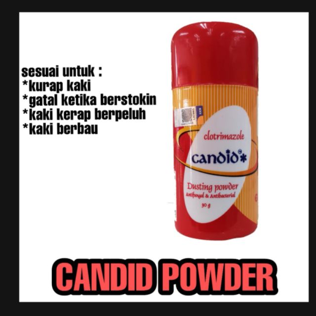 Candid POWDER 30G (Foot POWDER) First Class WRAPPING! | Shopee Singapore
