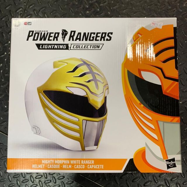 Power Ranger mighty Morphin white ranger helmet | Shopee Singapore