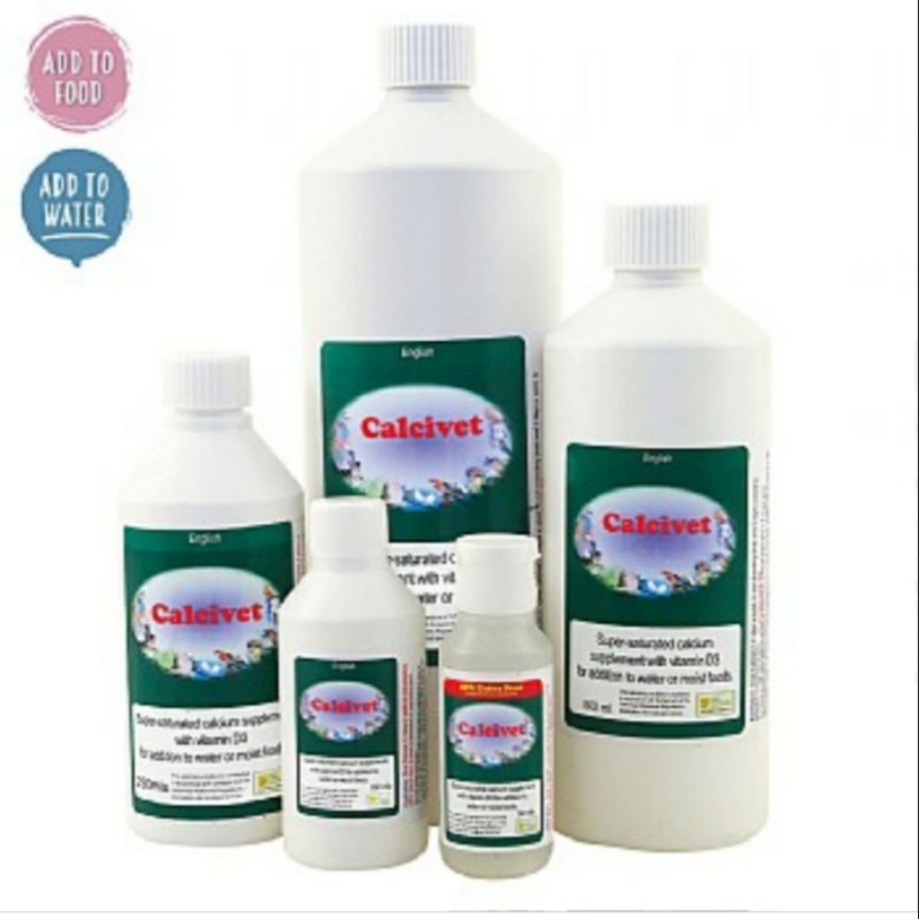 Calcivet Liquid Calcium & Vitamin D3 Parrot Supplement | Shopee Singapore