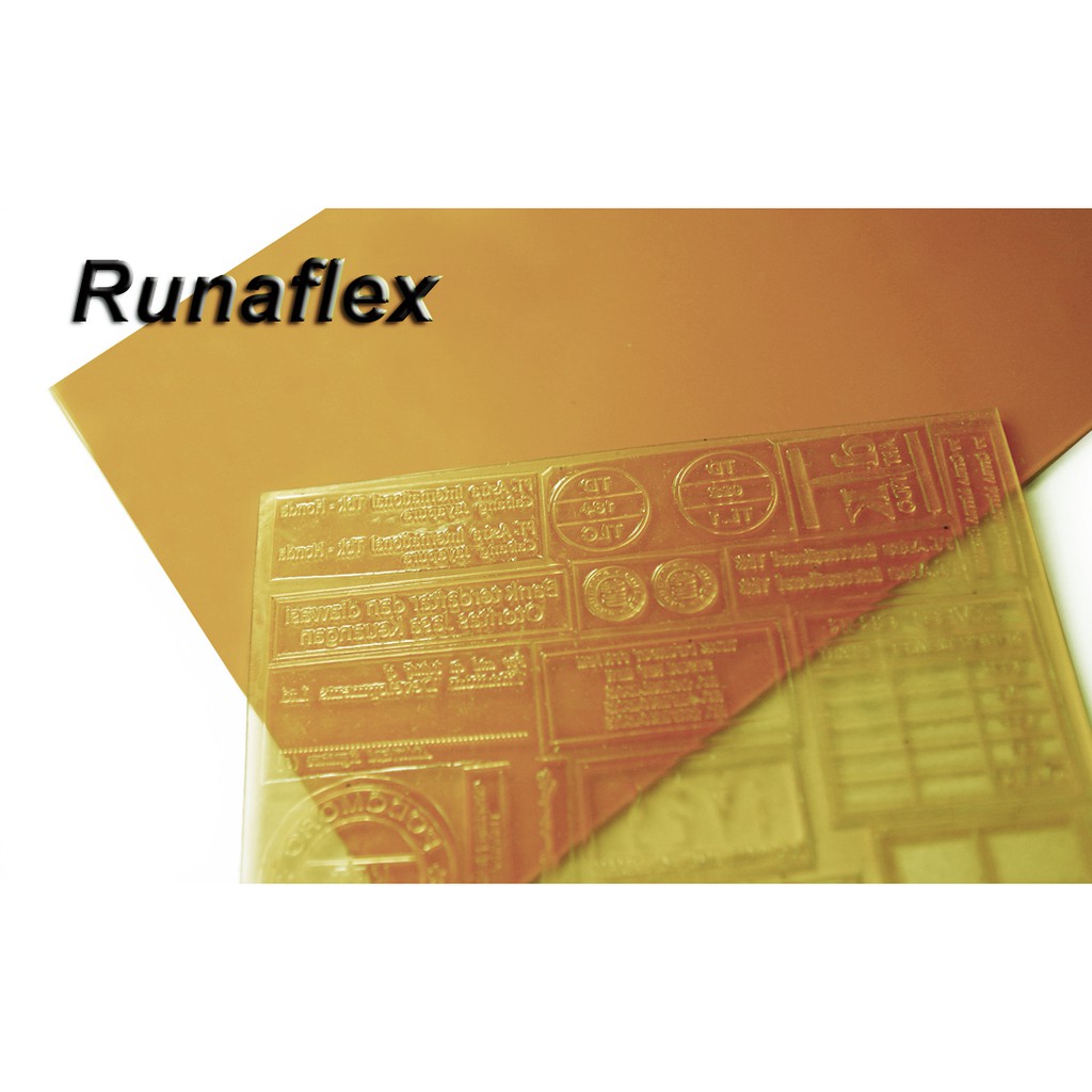 Runaflex Runaflek Rubber Small Size - Photopolymer Printing Plate ...