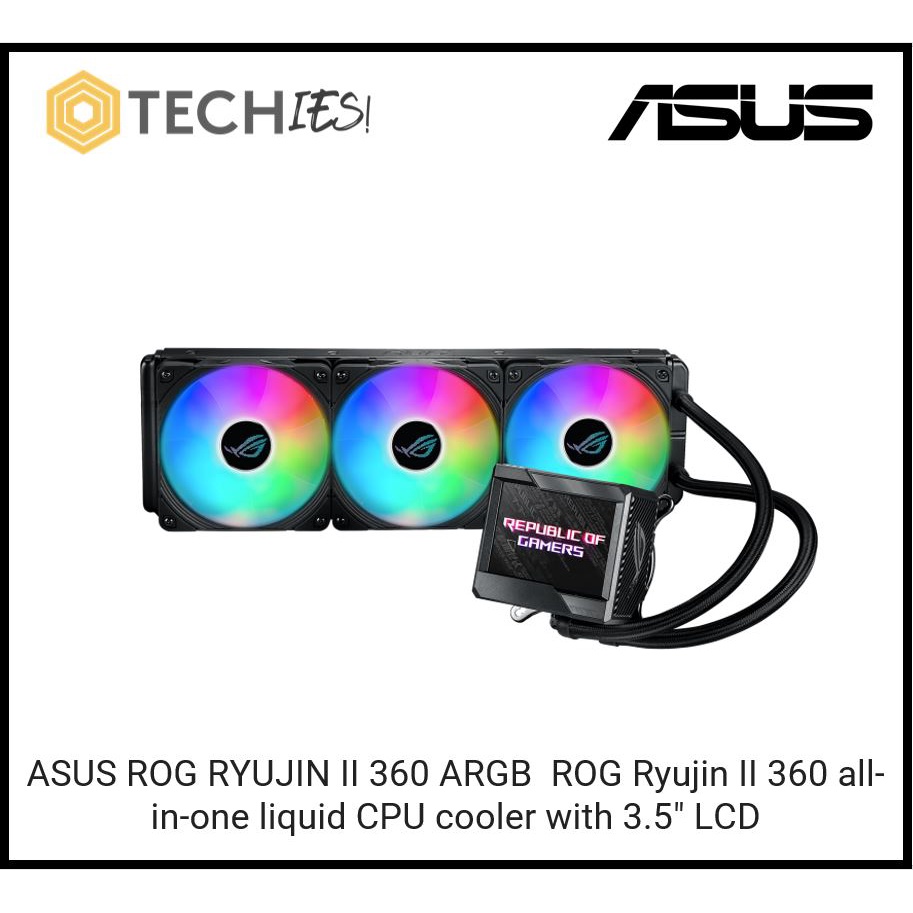 Asus ROG RYUJIN II 360 ARGB ROG Ryujin II 360 all-in-one liquid CPU ...