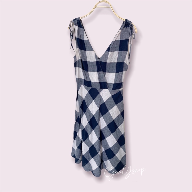 [Forward] Zara Authentic Dress Scottish Plaid (Blue/White) | Shopee ...