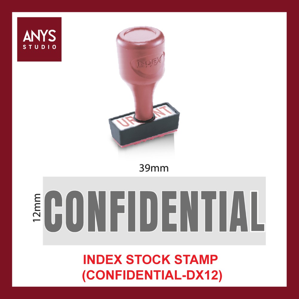 Index Stamp (Confidential) DX12 | Shopee Singapore
