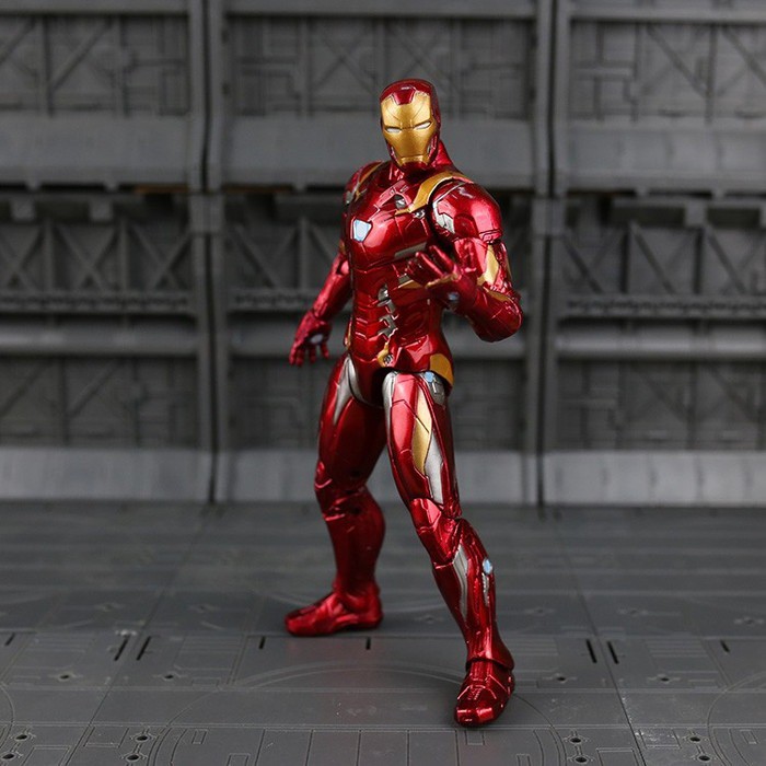 MERAH Action Figure Marvel Bootleg Ironman Articulation Red Detail ...