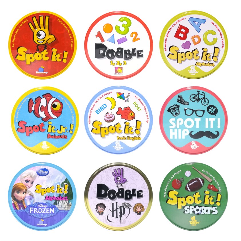 [Local Store] Spot it card game Dobble Card Game Board Game Goodie Bag ...