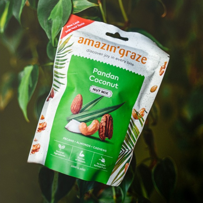 [Bundle of 4] Amazin Graze Mix (4 x 100g) | Shopee Singapore