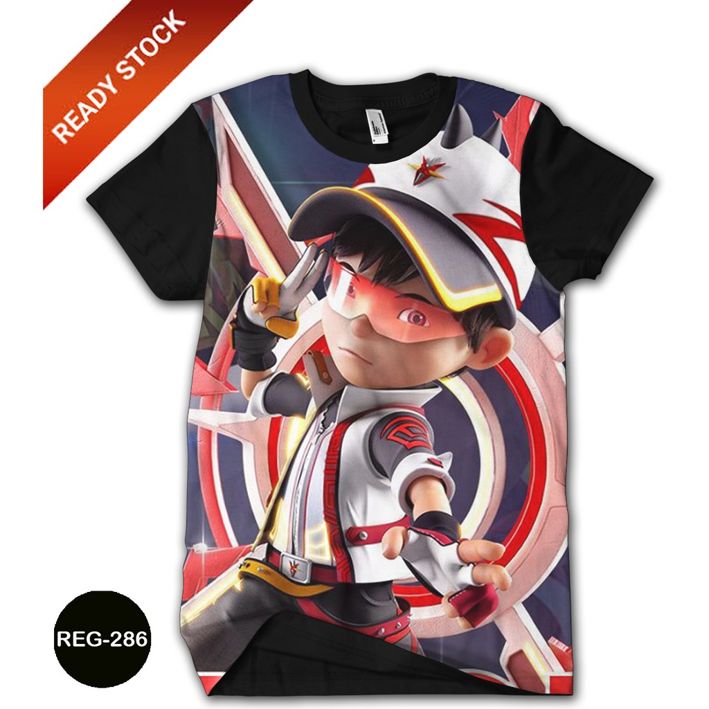 Boboiboy SUPRA T-shirt Boboiboy Children's Clothes Cartoon TV Animation ...