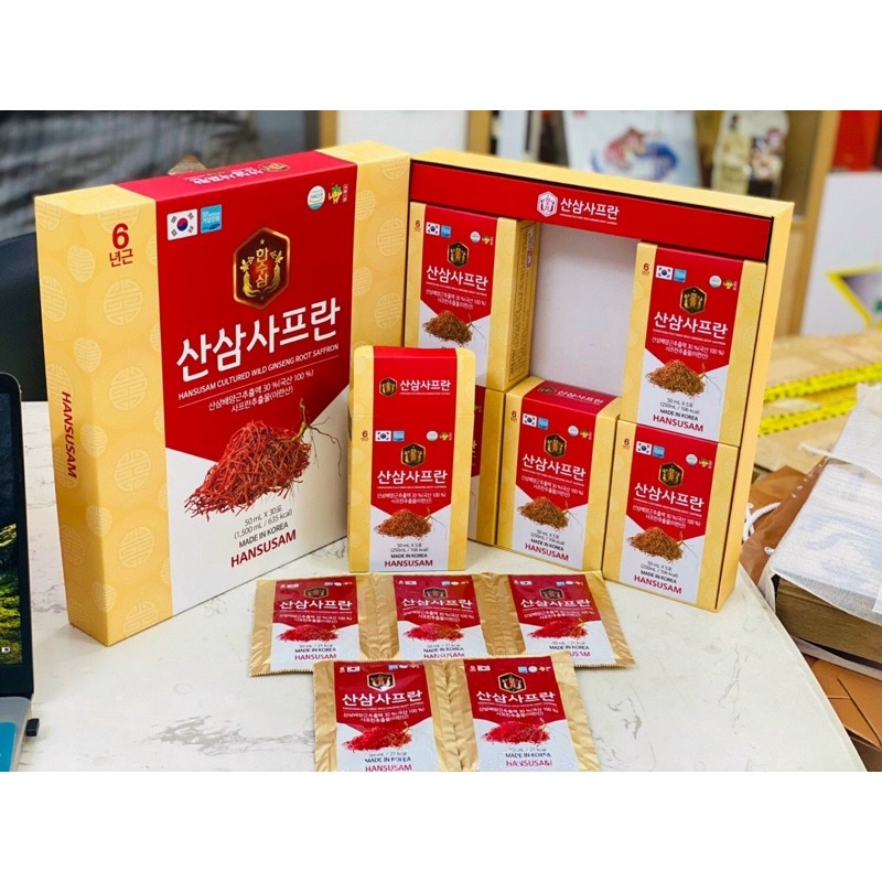 [NEW Product] Korean Red Ginseng Saffron HANSUSAM Korean Red Ginseng ...