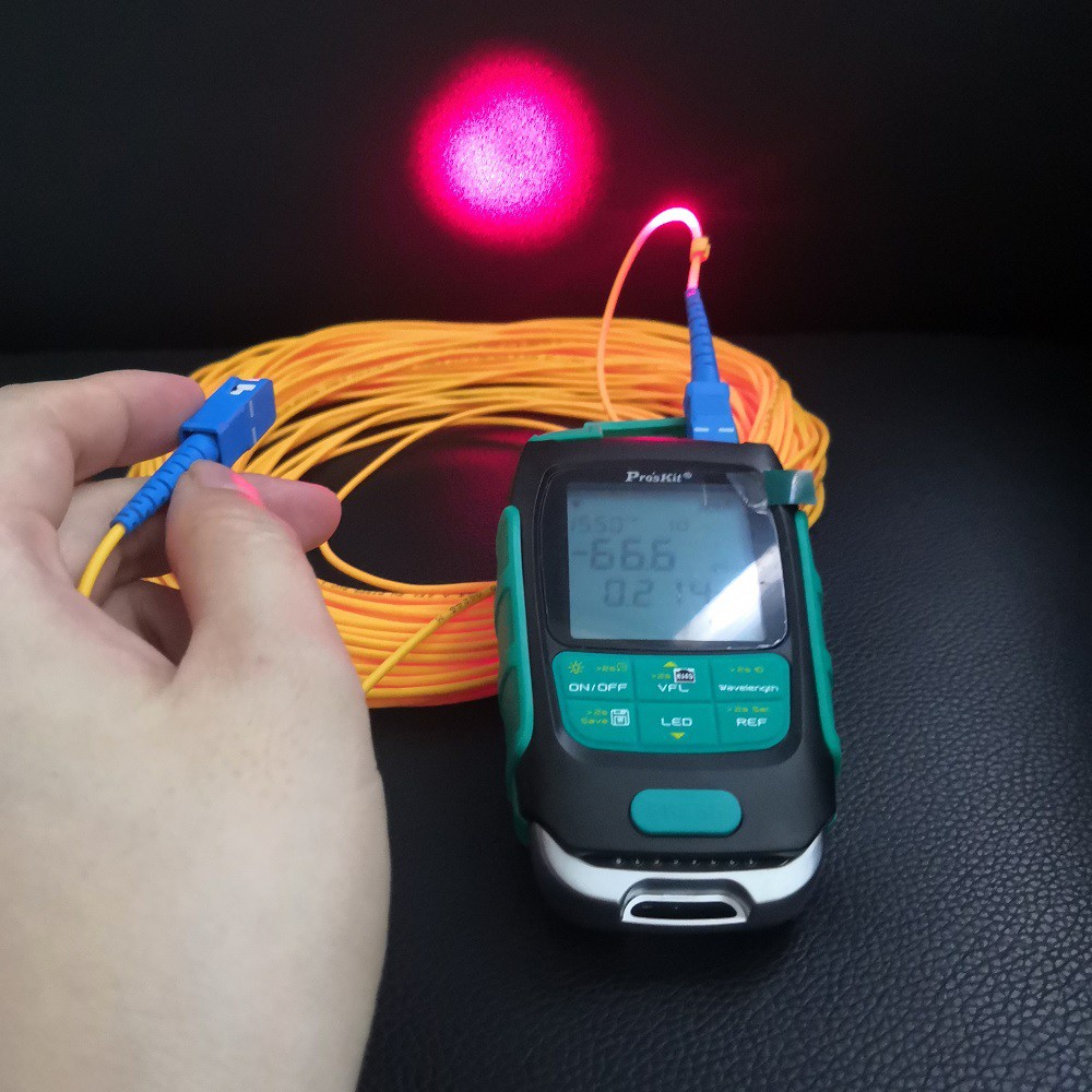 Proskit MT-7616 4 IN 1 Optical Multimeter Fiber Optic Power Meter VFL ...
