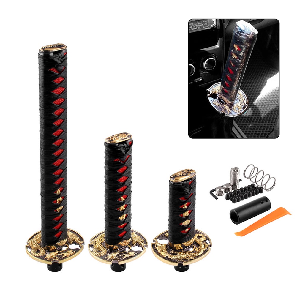 Universal Samurai Gear Shift Knob Shifter 10cm/15cm/26cm Automatic ...
