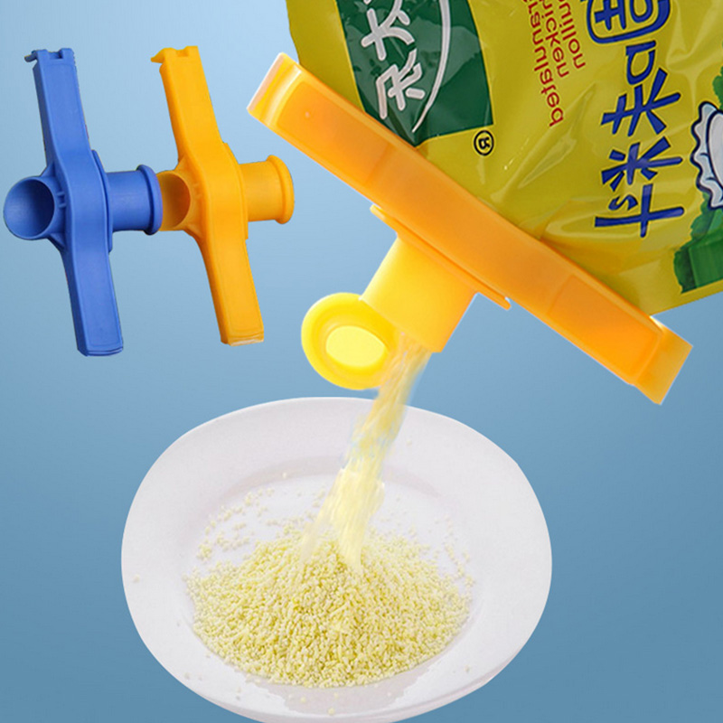 Food Sealing Clip Discharge Nozzle Fresh-Keeping Snack Sealer | Shopee ...