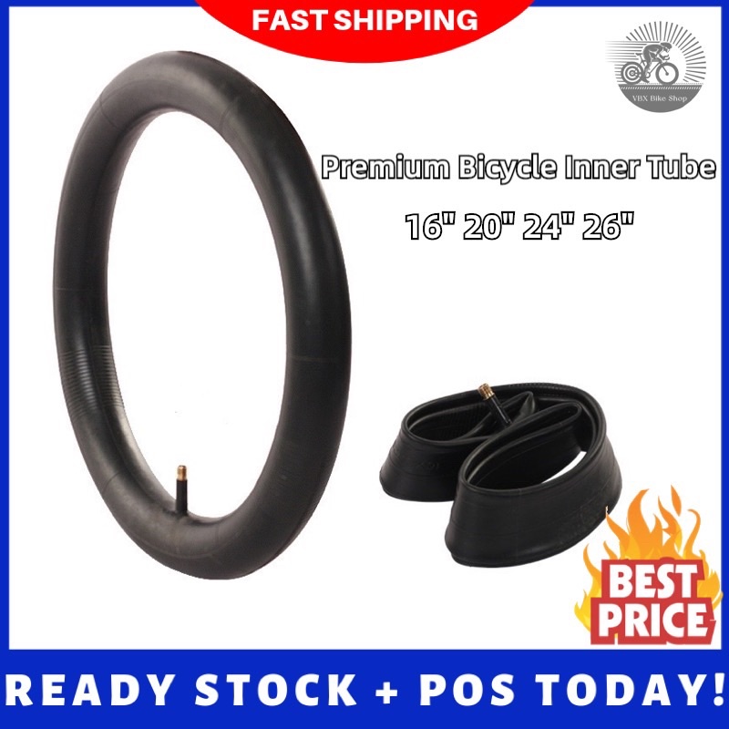 Tiub-Basikal 16'' 20'' 24'' 26'' Premium Bicycle Inner tube | Shopee ...