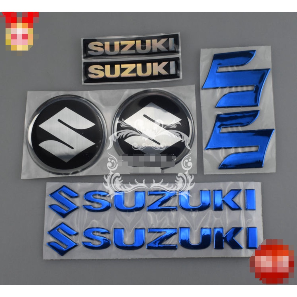 SUZUKI Letter Logo Labeling Waterproof Sticker GSX-R600 GSX650F B- King ...