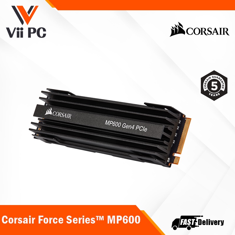 Corsair Force Series™ MP600 Gen4 NVMe PCIe M.2 SSD 500GB / 1TB / 2TB ...
