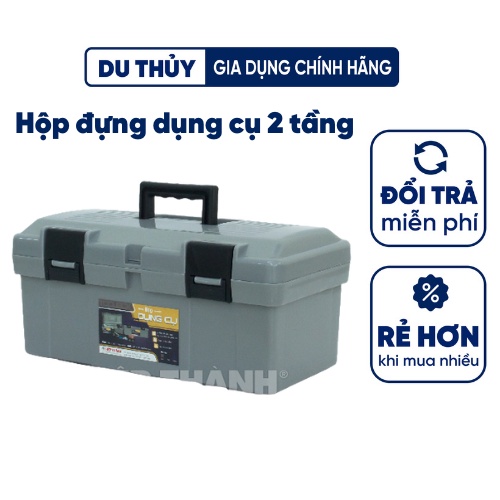 Convenient 2-layer multi-purpose tool box for screw components and ...