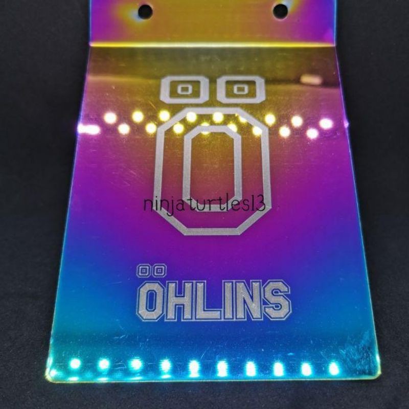 Monoshock cover Steel Titanium Universal Mono shock cover Ohlins Y15ZR ...