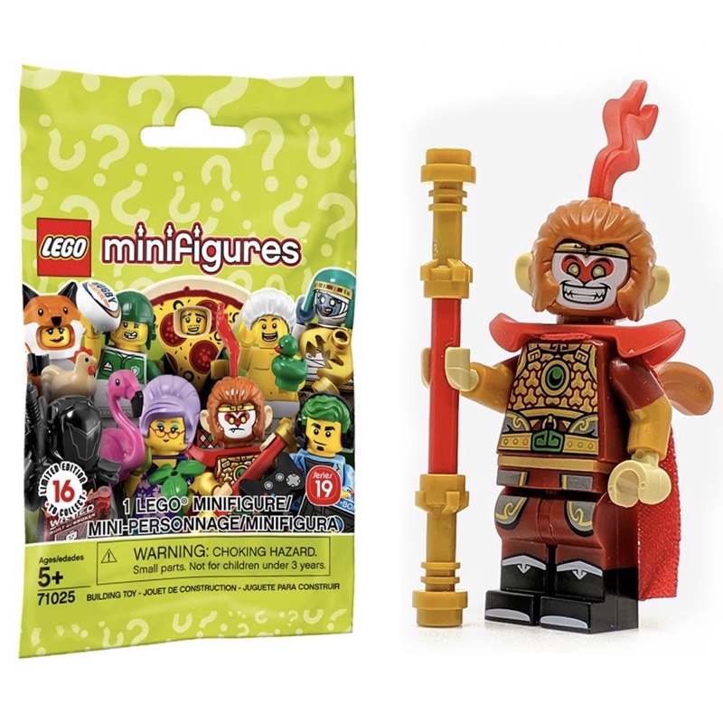 LEGO 71025 Minifigure Series 19 Monkey King ( Brand new Repacked ...