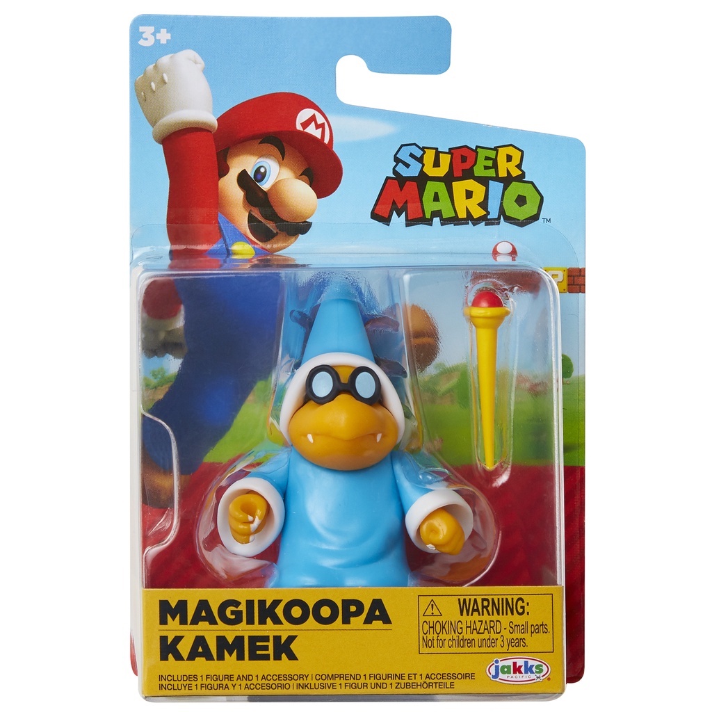 Super Mario 2.5" Magikoopa Articulated and Bendable Action Figure ...