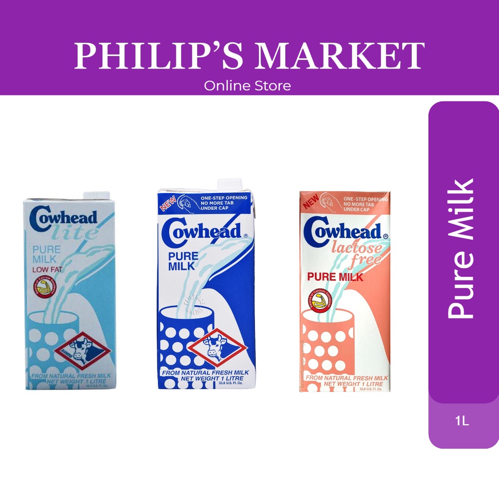 Cowhead UHT Pure Milk 1L | Shopee Singapore