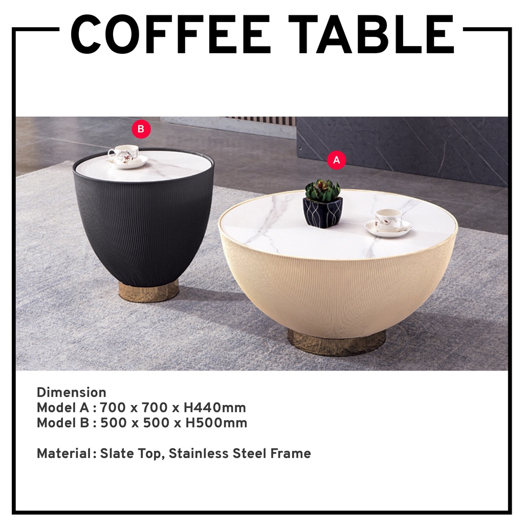 Coffee Table Living Hall Table Round Coffee Table Bowl Coffee Table ...