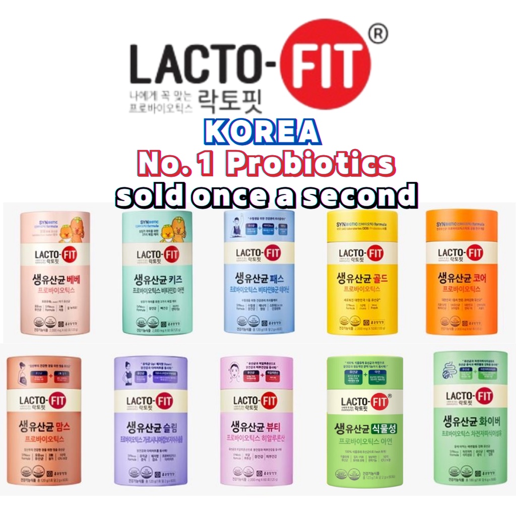 [Korea]🇰🇷 Lacto-FIT Probiotics l 9 Types l Korean NO.1 lactobacillus ...