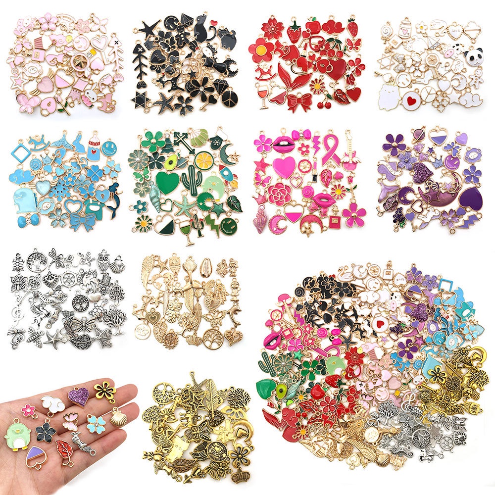 30pcs Charm Bracelet Making Kit, Charm Beads for Bracelet Jewelry ...