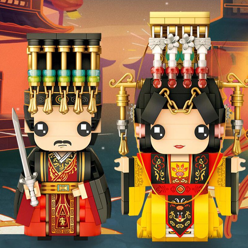 LOZ Mini Building Blocks China famous emperor Character Tang Dynasty ...