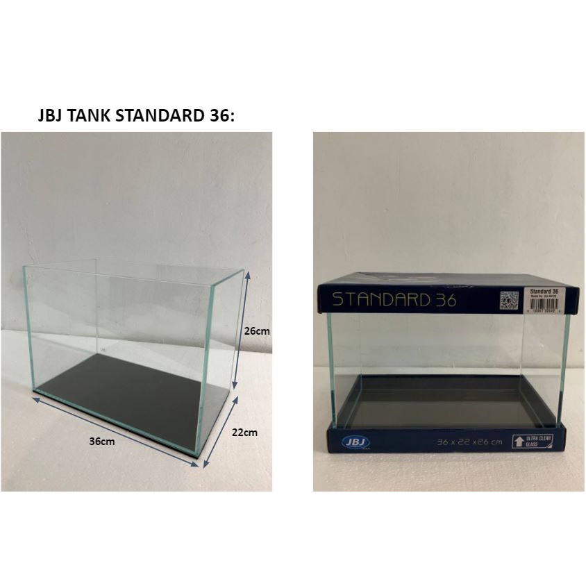 JBJ TANK STANDARD 36/45/60 (36 X 22 X 26) (45 X 30 X 28) (60 X 32 X 37 ...