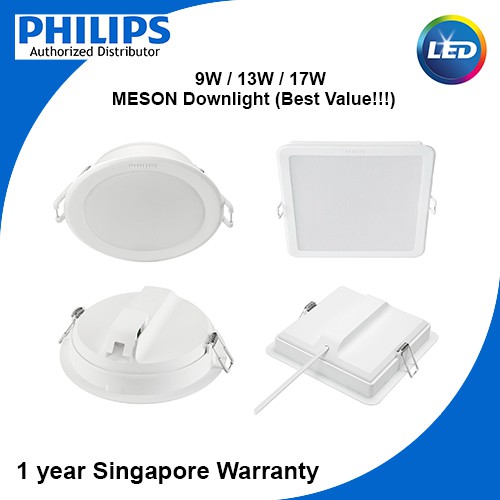 Philips Meson Downlight LED 9W/13W (Authorised) 1 Year Local Warranty ...