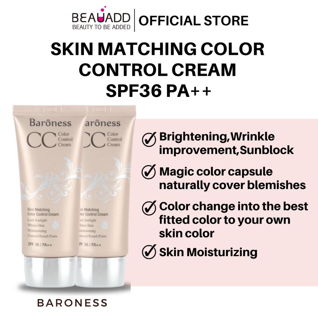 [BARONESS] CC Cream Skin Matching Color Control Cream 50ml - BeauAdd ...