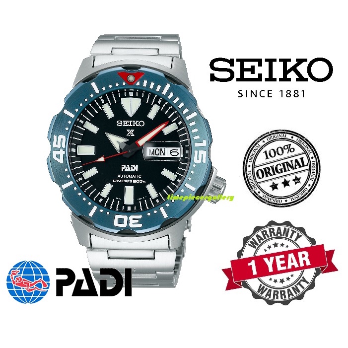 Seiko Prospex x PADI Monster Divers 200m Automatic Watch SRPE27K1 ...