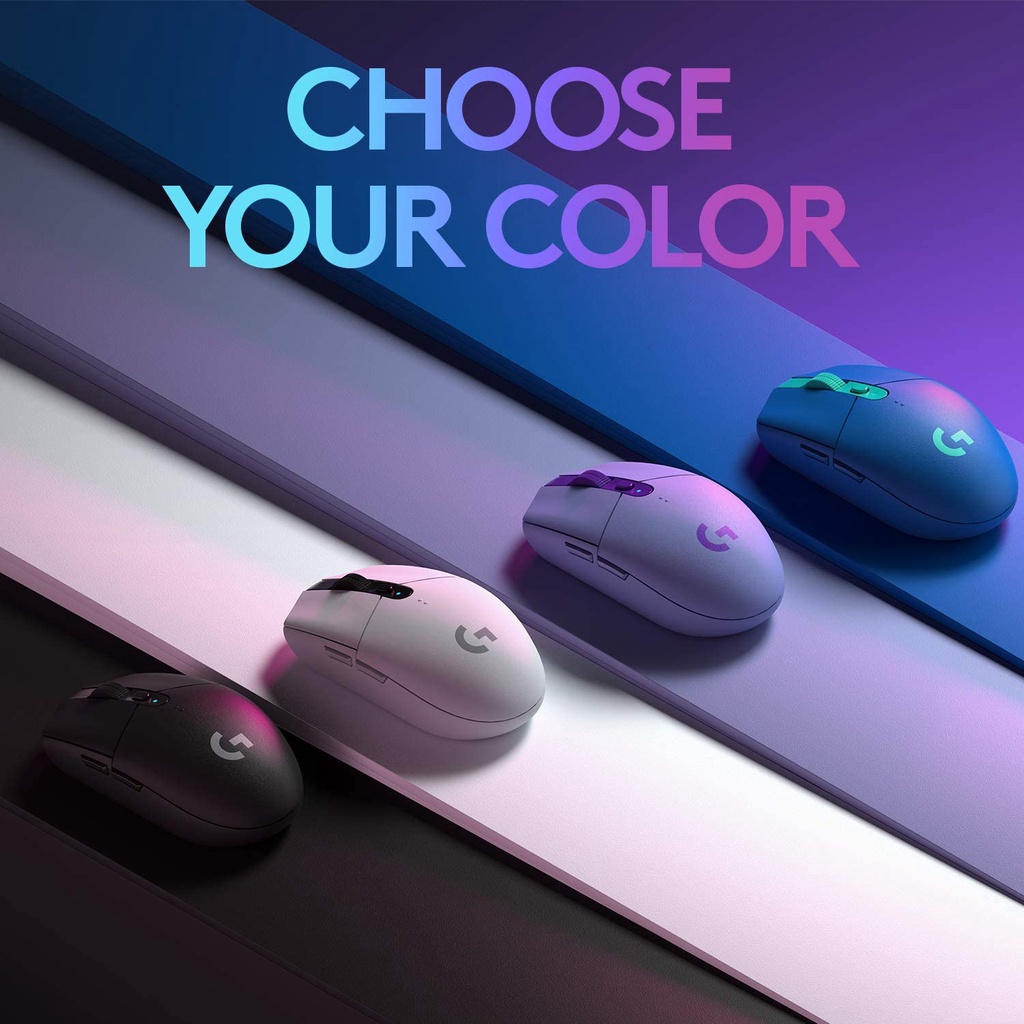Logitech G304 LIGHTSPEED Wireless Gaming Mouse, Hero 12K Sensor, 12,000 ...