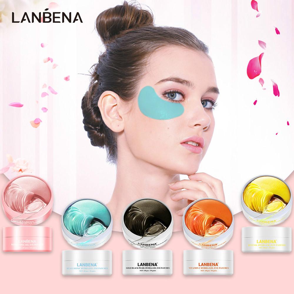 60pcs LANBENA Retinol/Vitamin C Eye Mask Moisturizing Reduce Dark ...