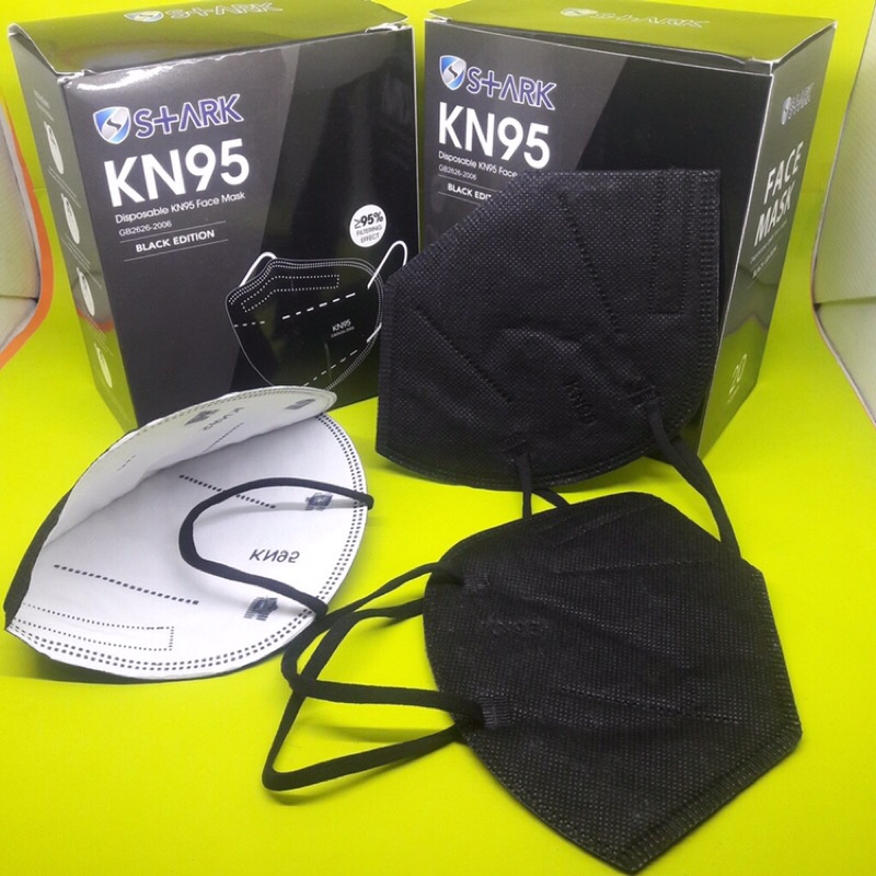 ORIGINAL KN95 STARK MASK 5PLY BLACK EDITION PER BOX CONTAINS 20 PCS ...