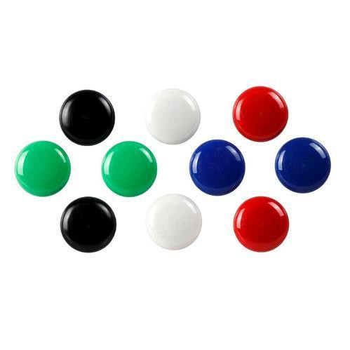 12 pieces - Whiteboard Magnets Round Circle Button Magnetic Magnet for ...