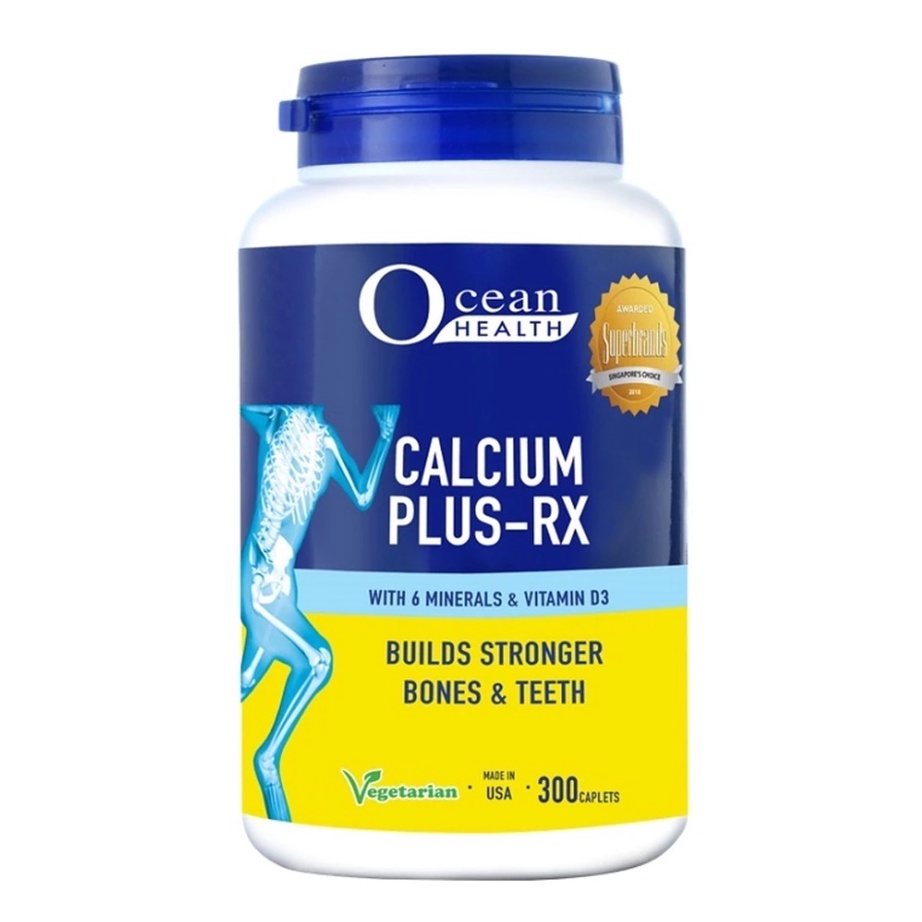Ocean Health Calcium Plus-RX (300 Caplets) | Vegetarian | Shopee Singapore