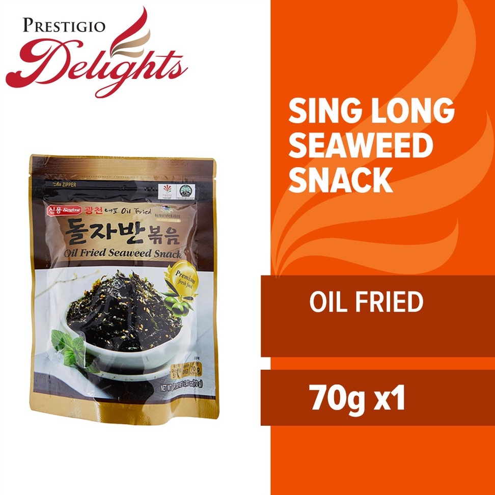 Sing Long Oil Fried Seaweed Snack 70g | Shopee Singapore