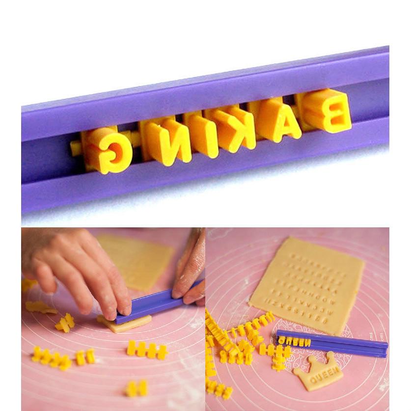 Cute Mini Alphabet Letter Cake Mould Biscuit Cookie Cutter Press Stamp ...