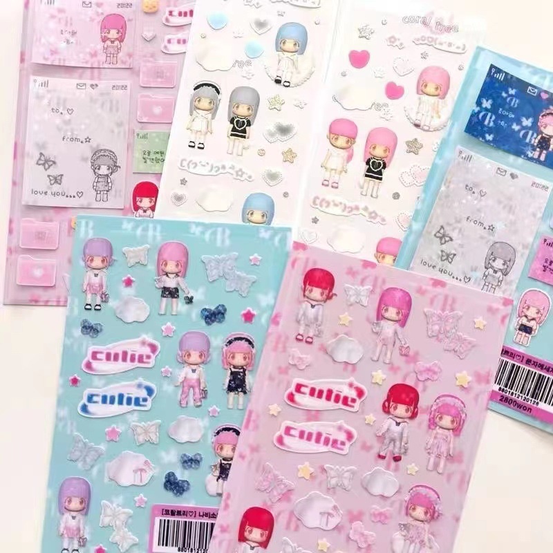 Steve Ins Nomad Girl Sticker Photocard Toploader Deco Sticker | Shopee ...