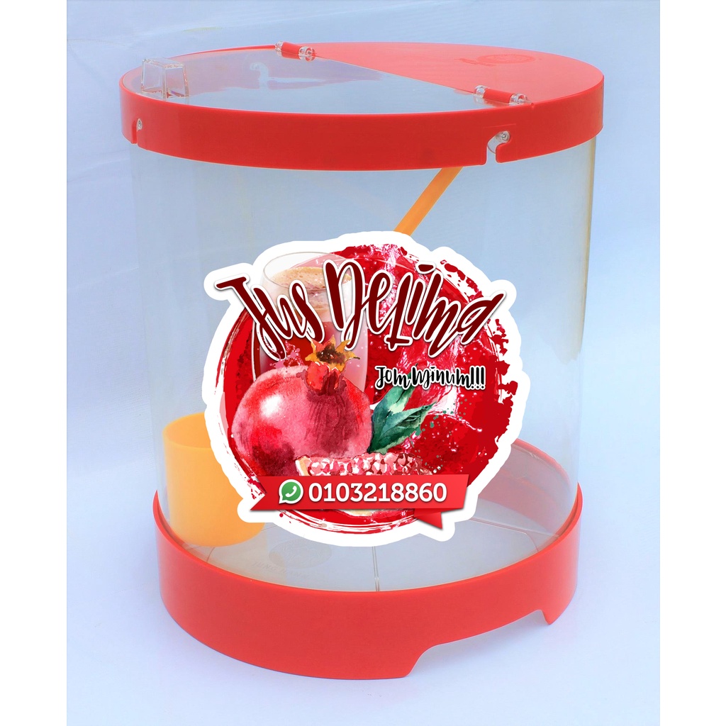 Sticker Air Balang PVC Sticker Kalis Air, Design Cantik Boleh Custom ...
