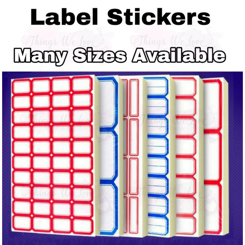 [SG] [FREE SHIP] (BUY10GET1FREE) Label Stickers Labelling Tags Tagging ...