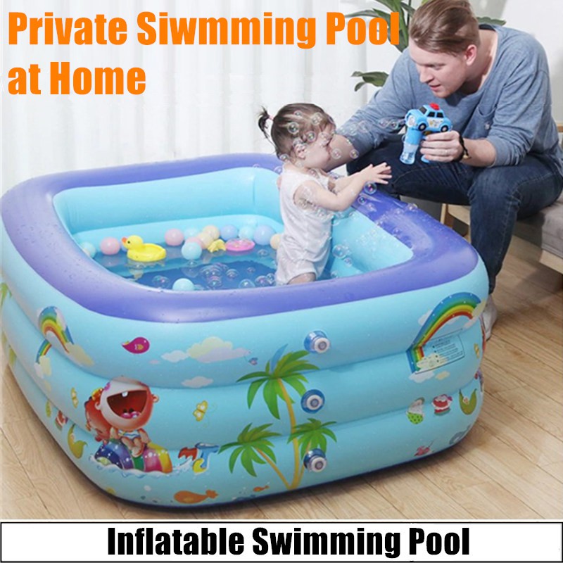 Inflatable Swimming Pool / Float Bathtub / Kids Bath Toys | Shopee ...