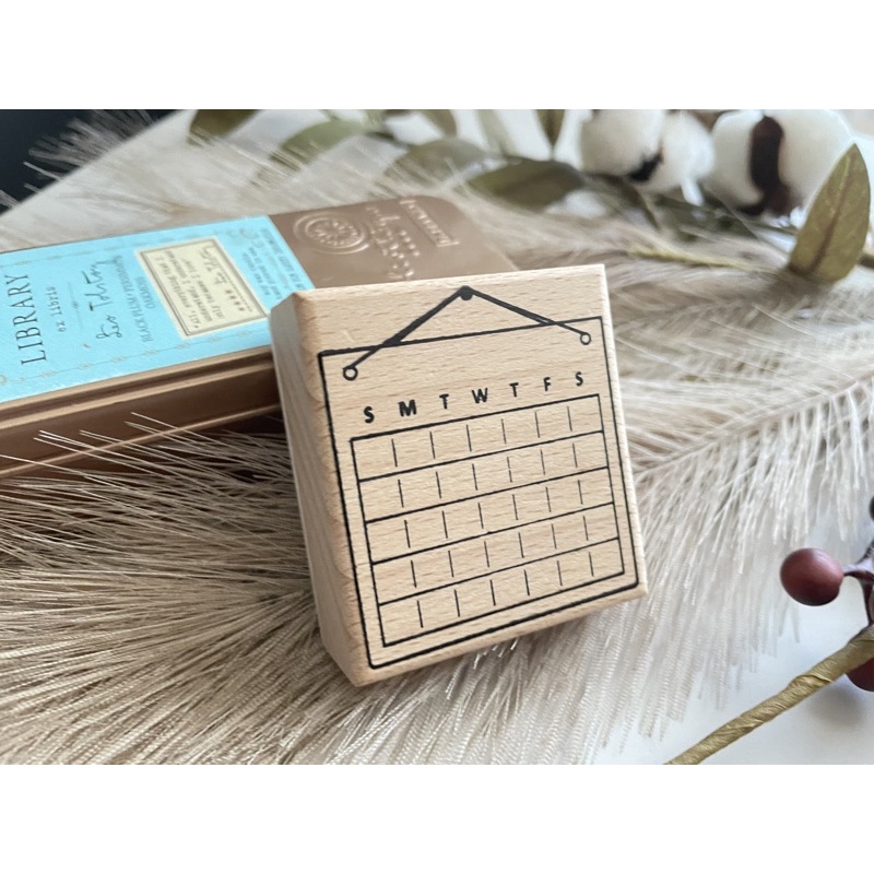 Various Wooden Seals Exclusive Agent YAYA Perpetual Calendar Monthly ...
