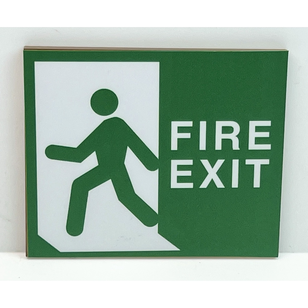 FIRE EXIT SIGN | Shopee Singapore