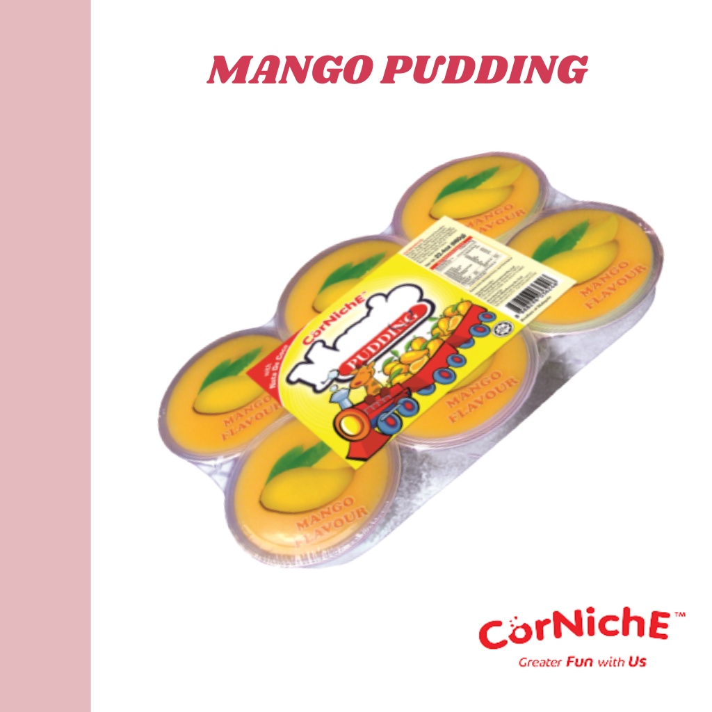 Corniche Mango Pudding With Nata De Coco 110Gx6 - Lion City ...