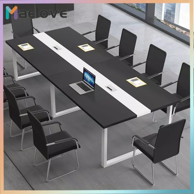Office Desk and Chair Combination Simple Modern Meeting Room Table ...