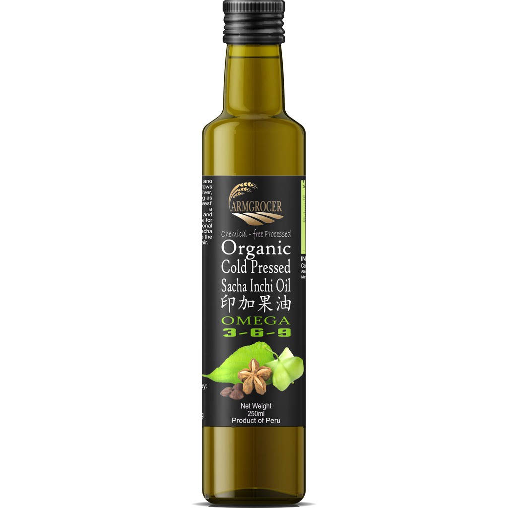 Farmgrocer Organic Cold Pressed Sacha Inchi Oil 250ML | Shopee Singapore